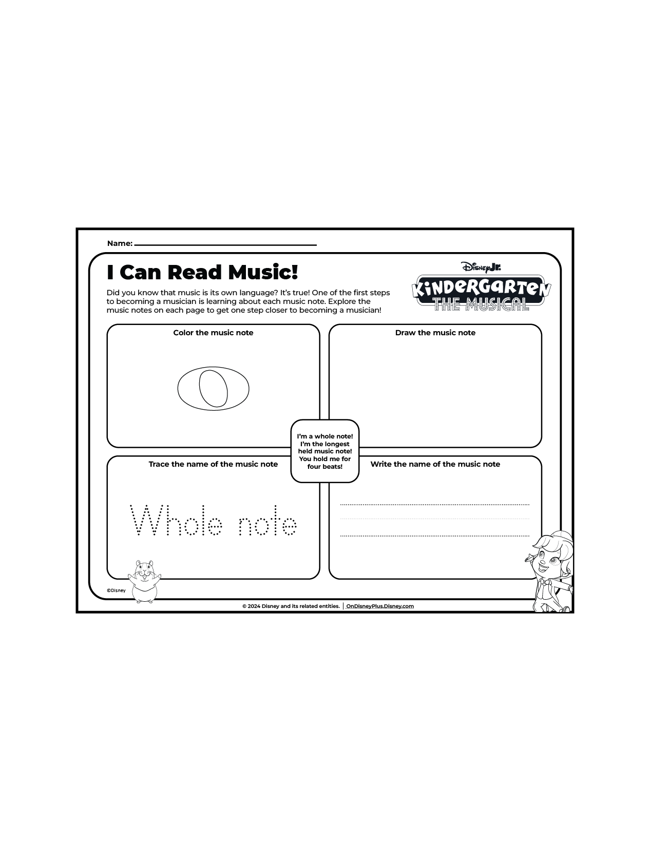 GoNoodle Kindergarten: The Musical - I Can Read Music Activity