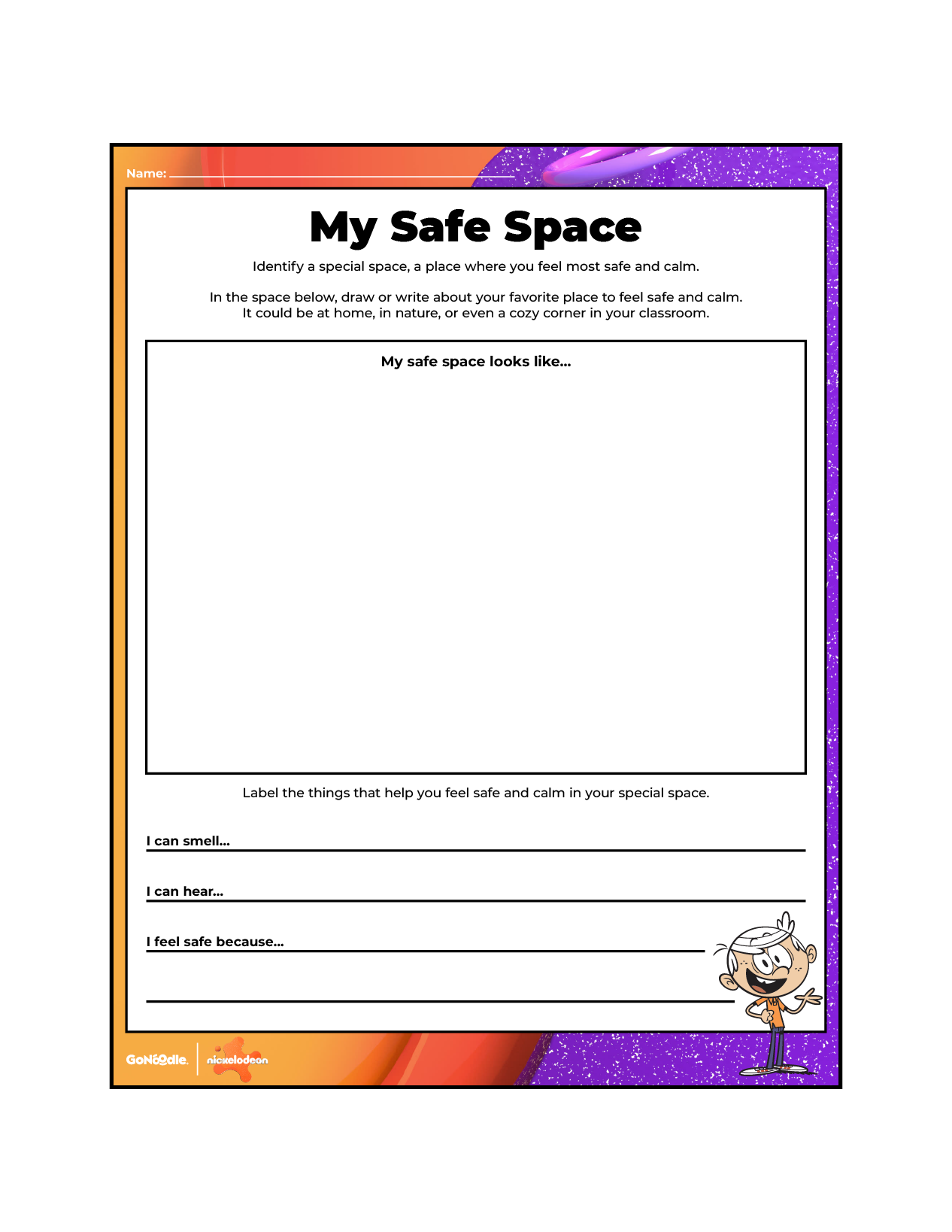 GoNoodle The Power of the SPLAT Activity Pack