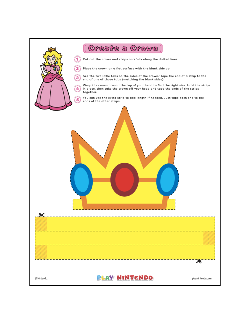 GoNoodle Create a Crown with Peach