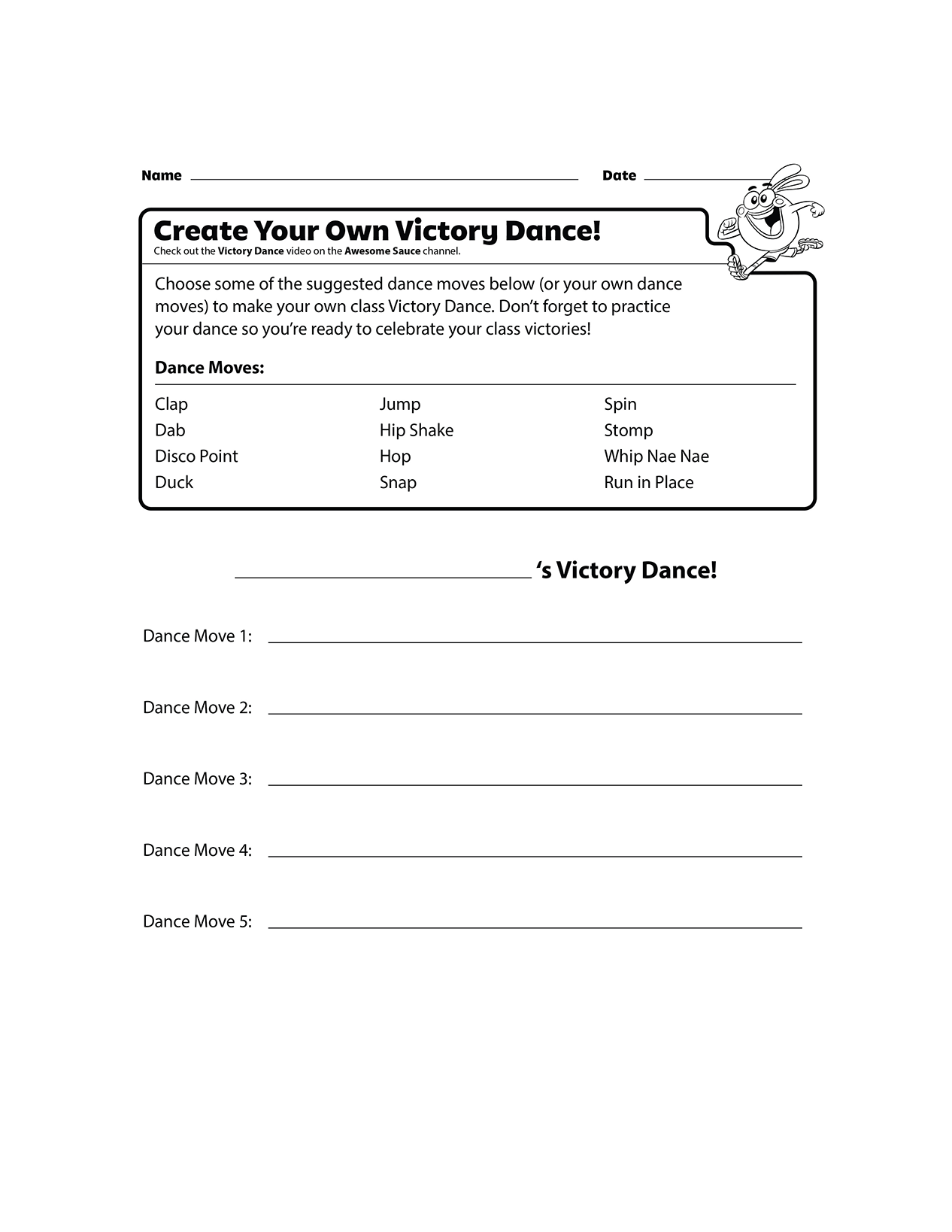 GoNoodle Create Your Own Victory Dance