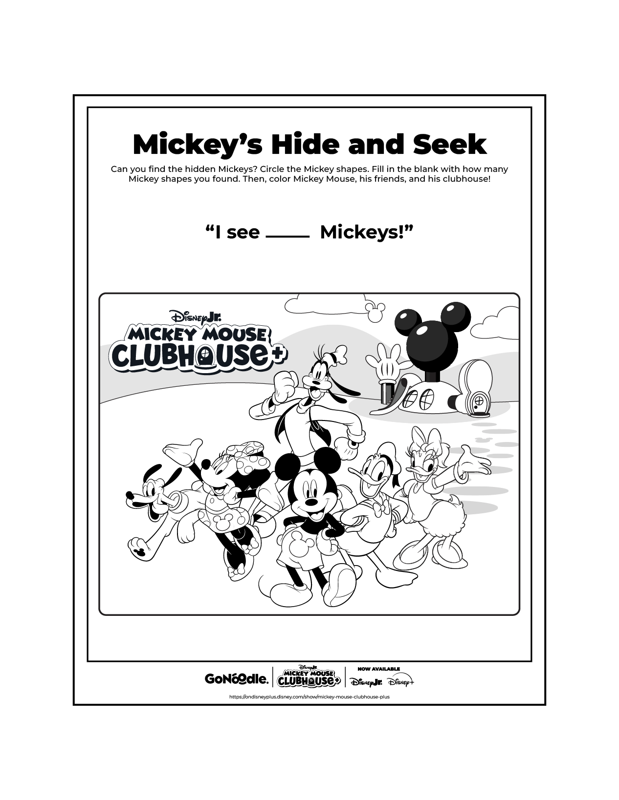 GoNoodle Mickey’s Hide and Seek
