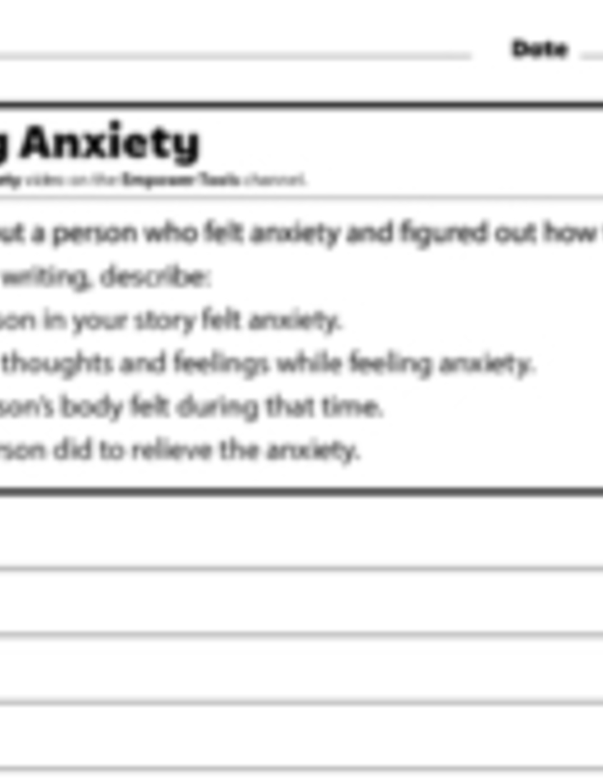 GoNoodle Relieving Anxiety