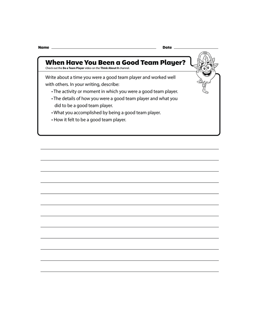 GoNoodle When Have You Been a Good Team Player?
