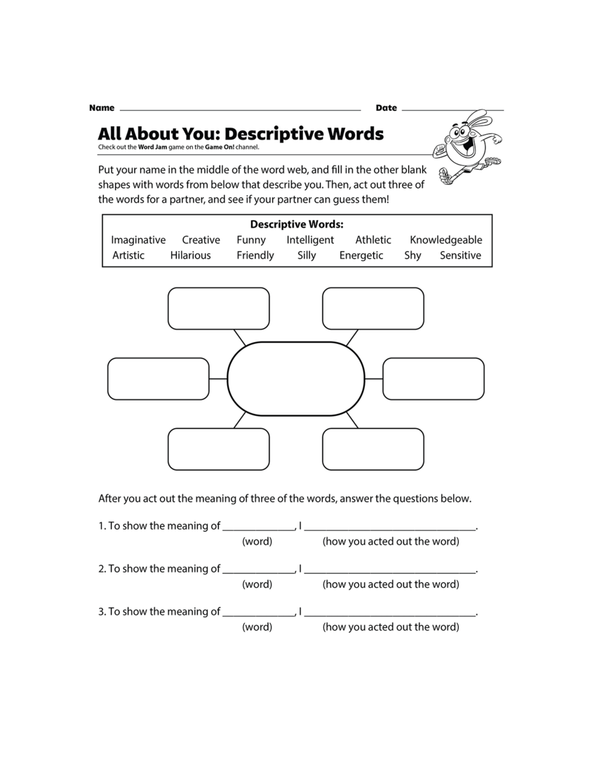 GoNoodle Word Jam: Act Out Descriptive Words
