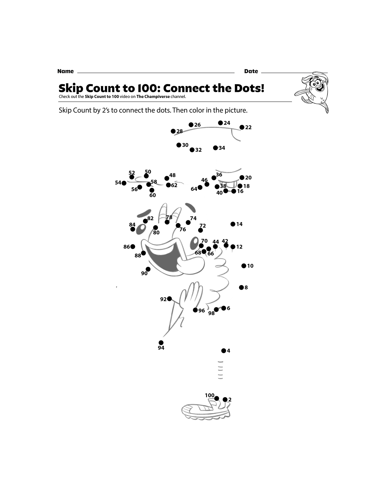 GoNoodle Skip Count To 100