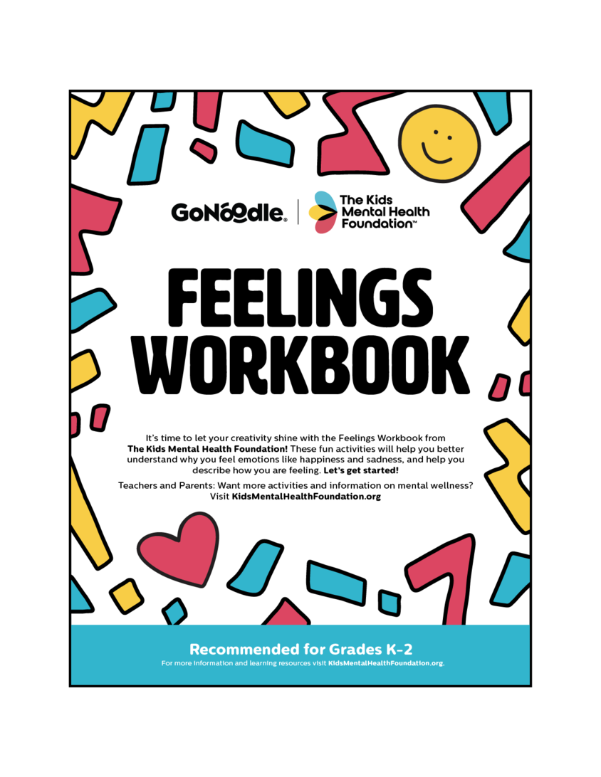 GoNoodle Feelings Workbook (K-2nd)