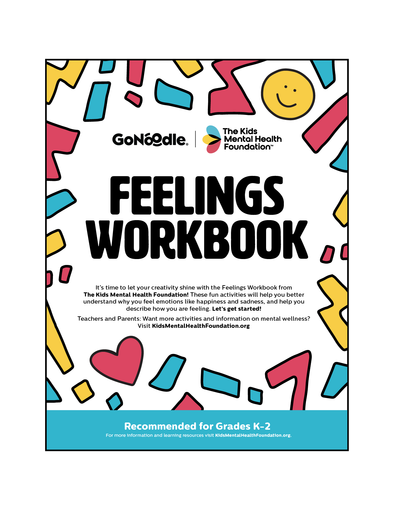 GoNoodle Feelings Workbook (K-2nd)