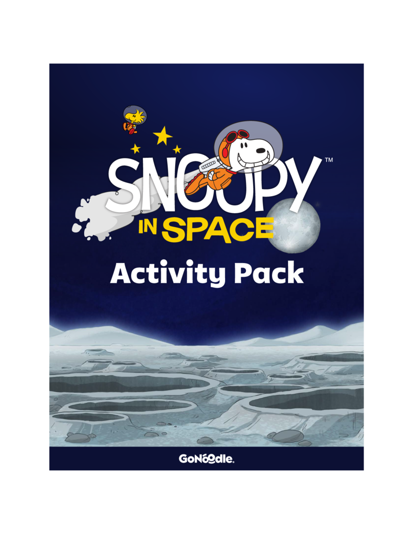 GoNoodle Snoopy In Space Activity Pack