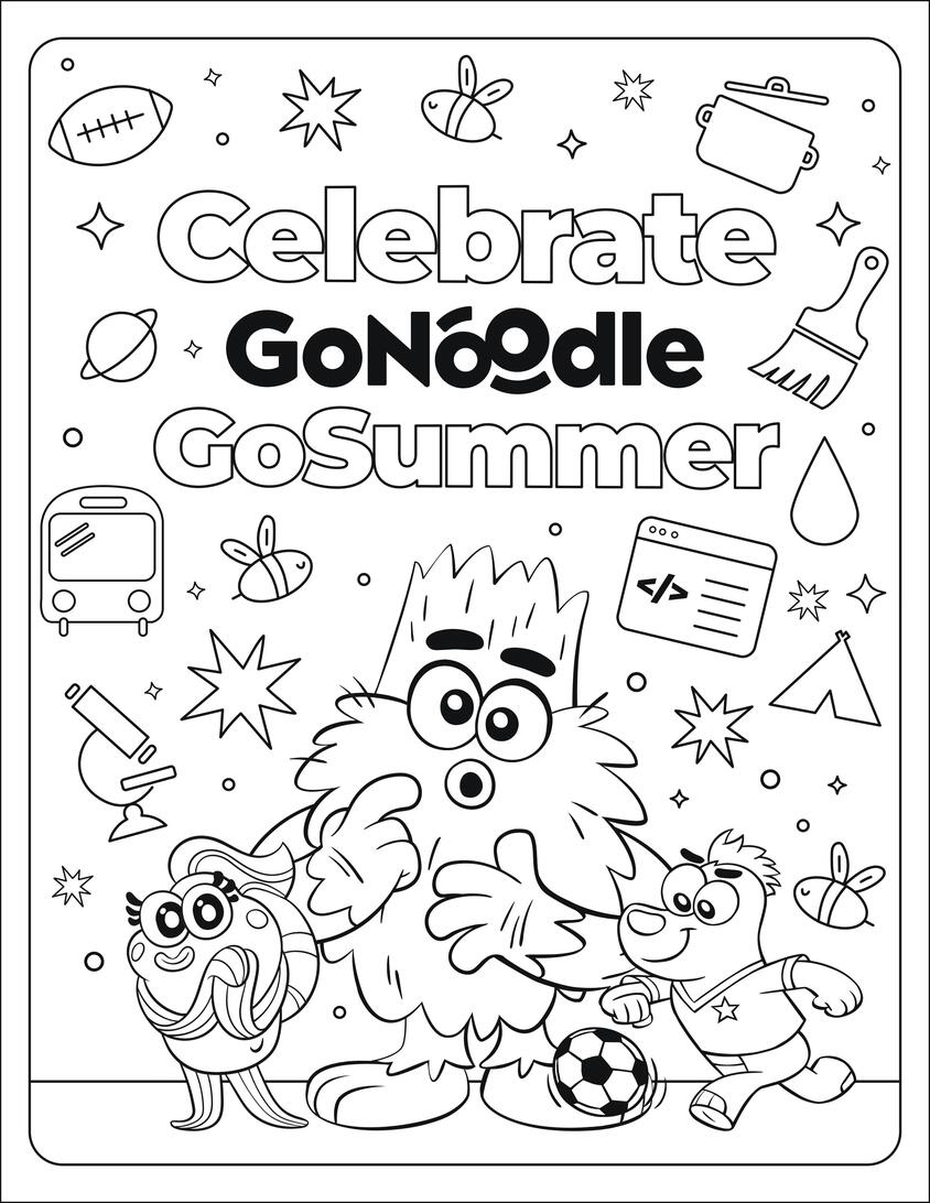 GoNoodle GoNoodle GoSummer Activity Pack