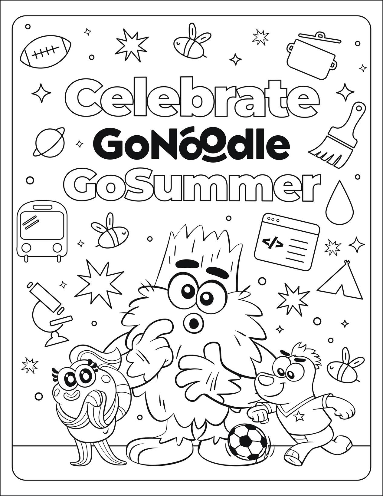 GoNoodle GoNoodle GoSummer Activity Pack