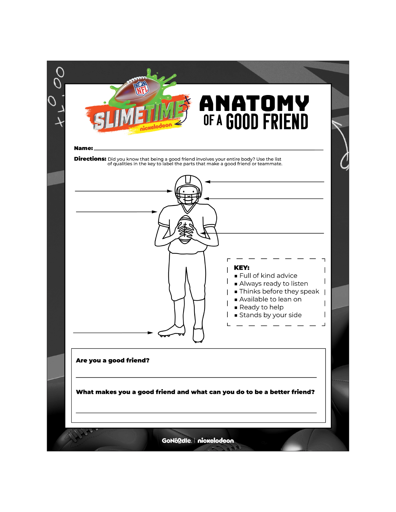 GoNoodle Anatomy of a Good Friend