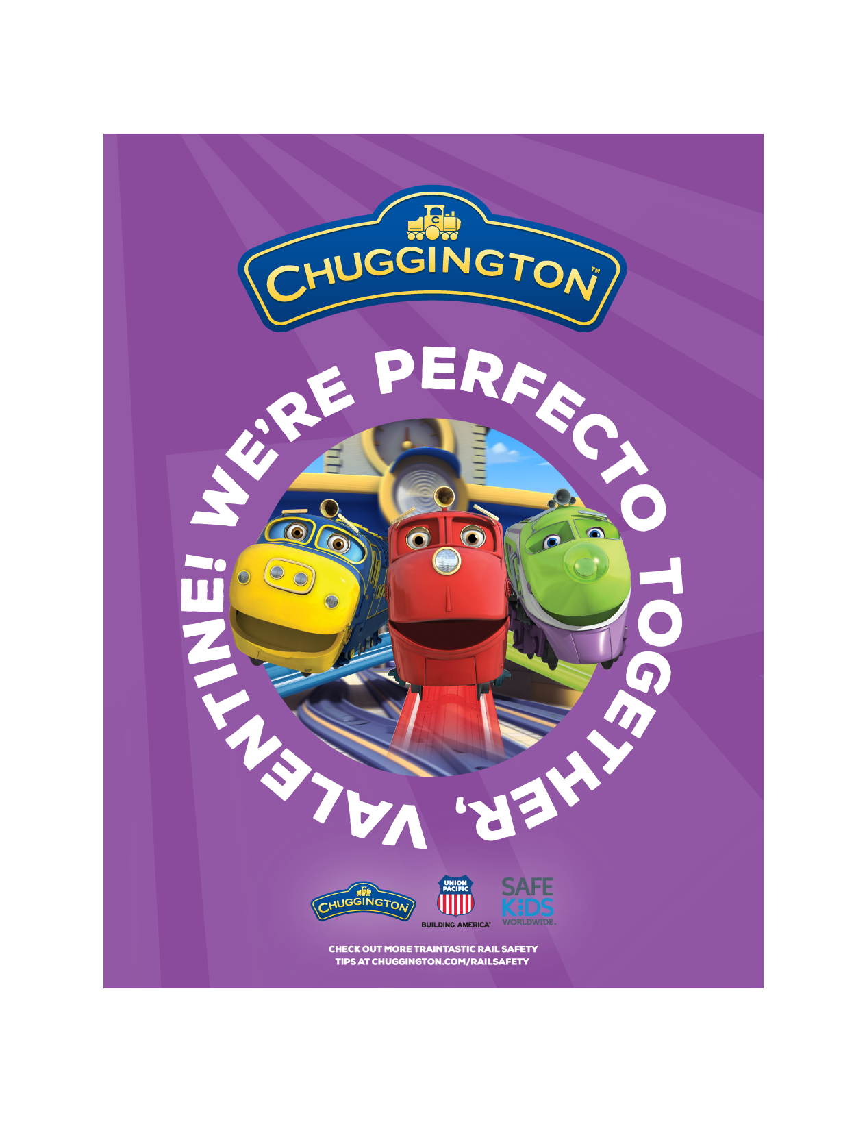 GoNoodle Chuggington Valentine's Day Cards