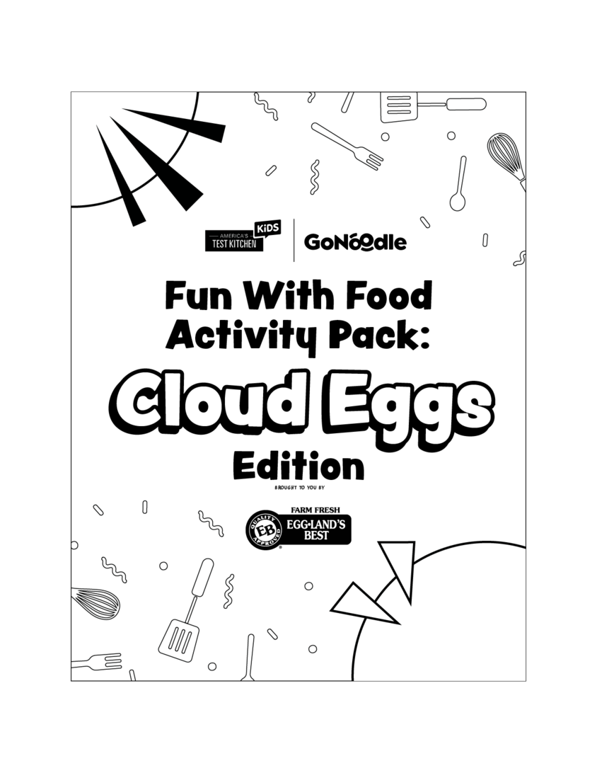 GoNoodle Fun with Food Activity Pack: Cloud Eggs