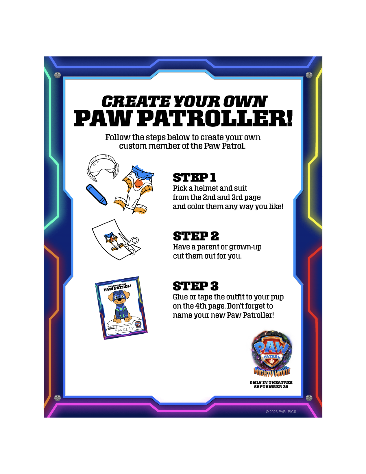 GoNoodle Create Your Own PAW Patroller!