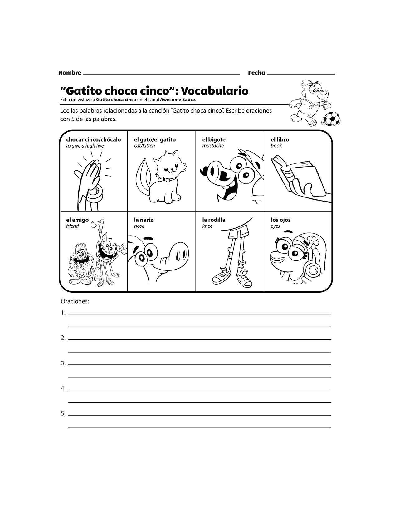 GoNoodle Chócalas gatito (Kitty High Five en español)