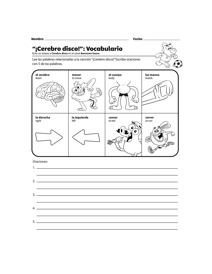 GoNoodle Cerebro Disco (Disco Brain en español)