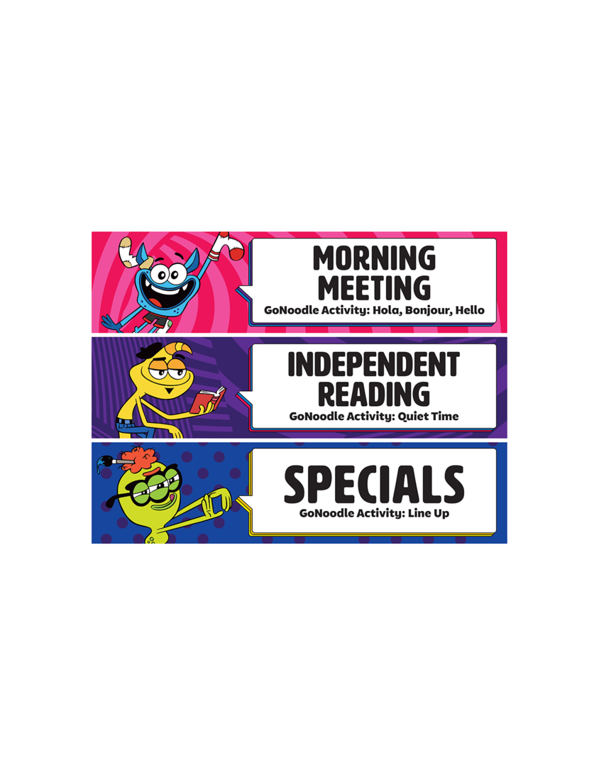 GoNoodle Classroom Routine Cards
