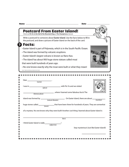 GoNoodle Postcard From Easter Island